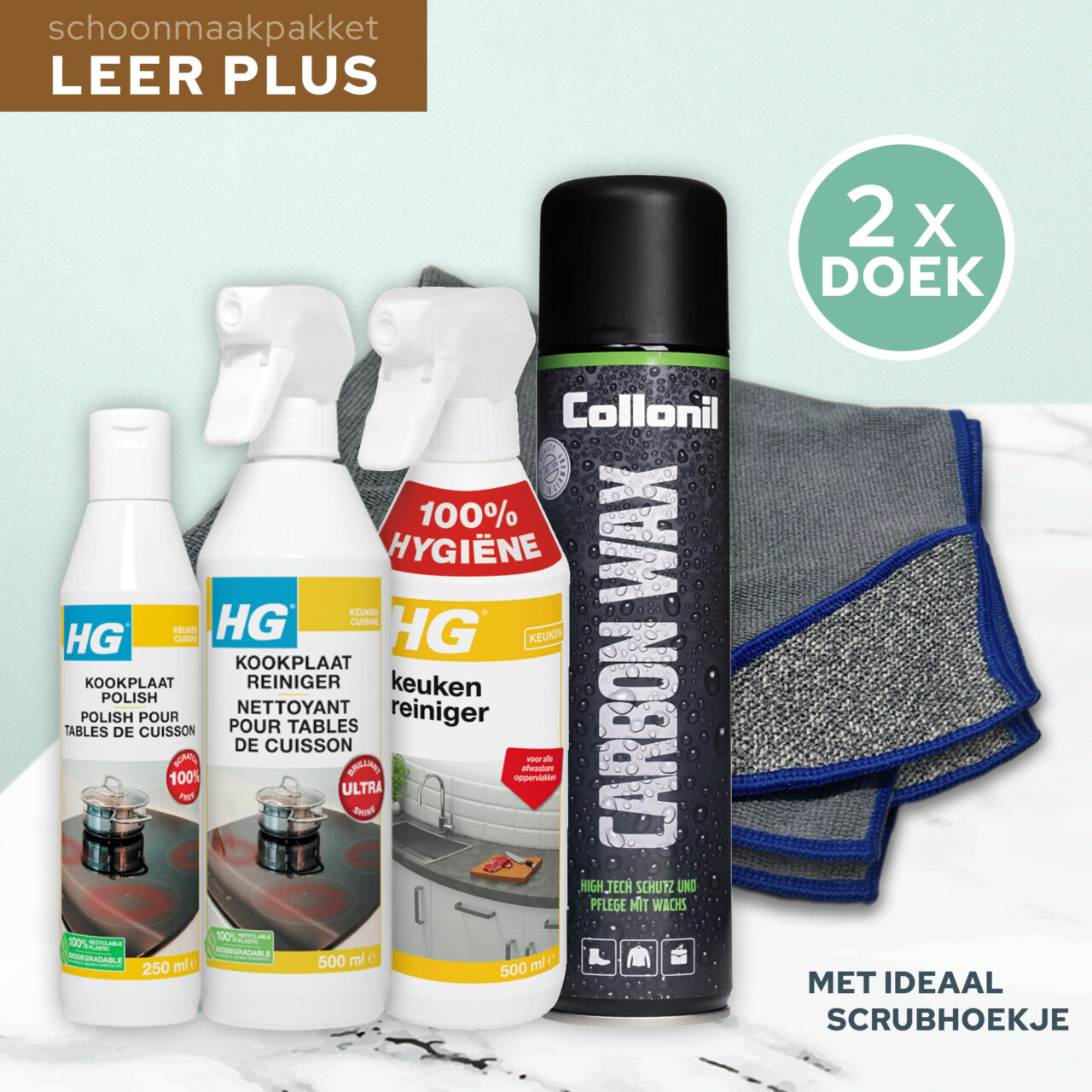 Schoonmaaksets-middelen- & doeken - Inductie Beschermer